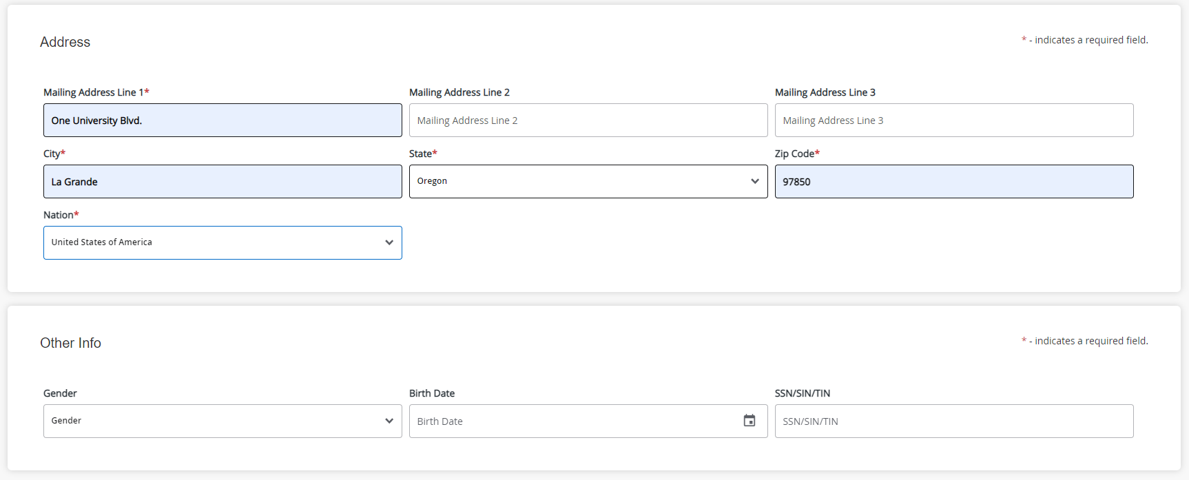 EOU Student Proxy Portal - Proxy Access