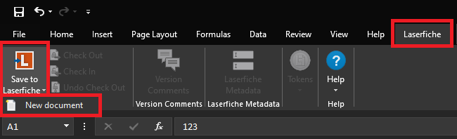 Laserfiche Office Integration
