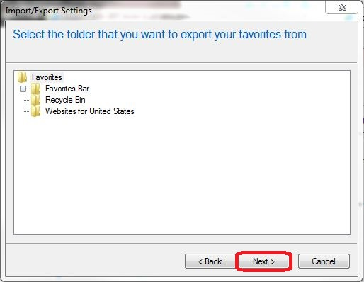 How to Backup and Restore Microsoft Internet Explorer Favorites