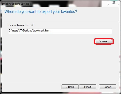 How to Backup and Restore Microsoft Internet Explorer Favorites