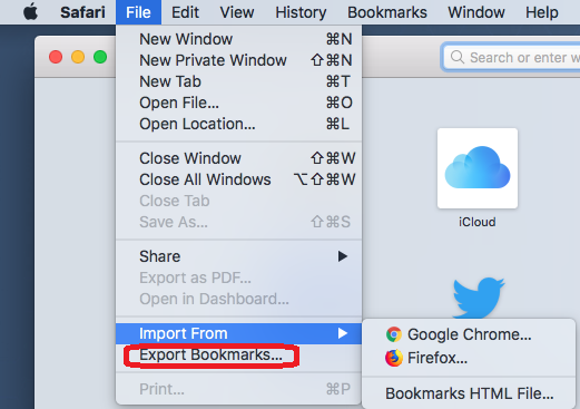 How to Backup and Restore Safari Bookmarks