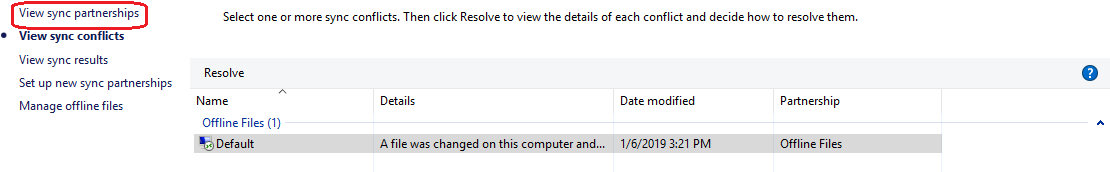 How to use Windows Sync Center