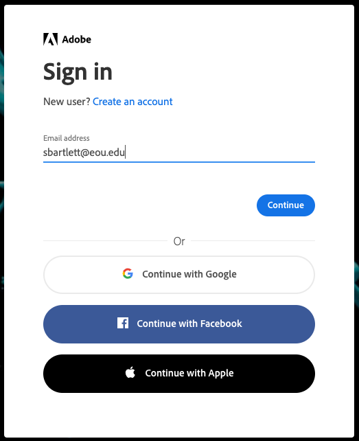 EOU Adobe Creative Cloud