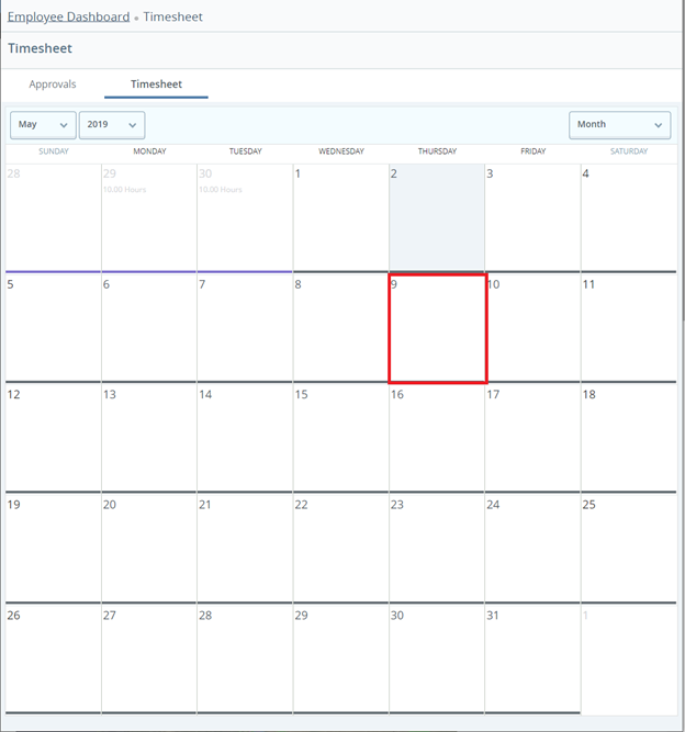 Entering Hours on your Timesheet
