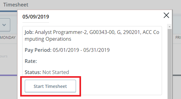 Entering Hours on your Timesheet