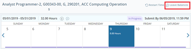 Entering Hours on your Timesheet